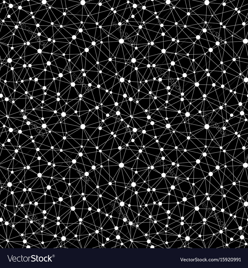 Geometric pattern with linear triangles and circle