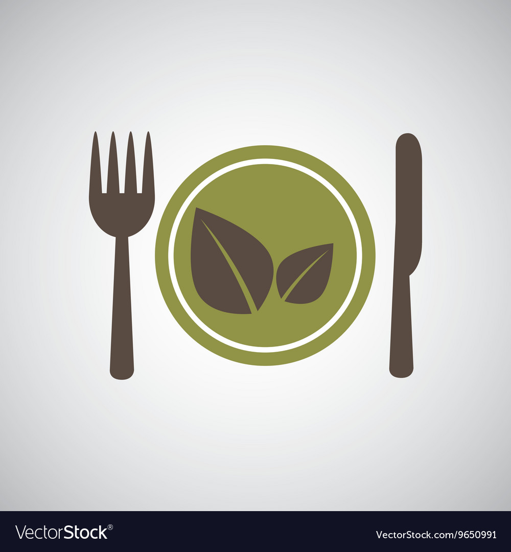 Healthy food organic product isolated icon design Vector Image