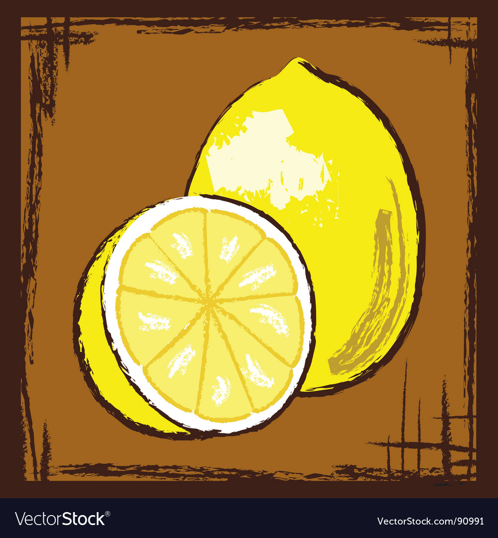 Lemon Royalty Free Vector Image - VectorStock