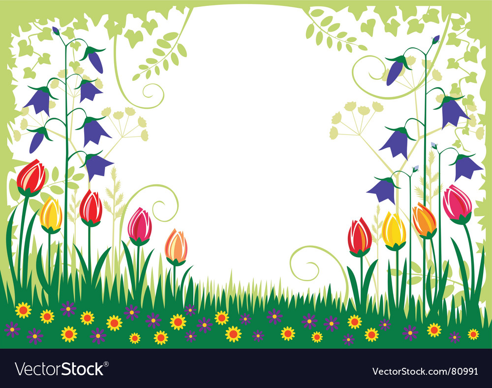 Meadow Royalty Free Vector Image - VectorStock