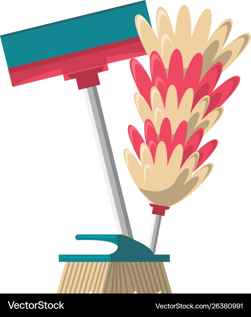 Set cleaning equipment and products Royalty Free Vector