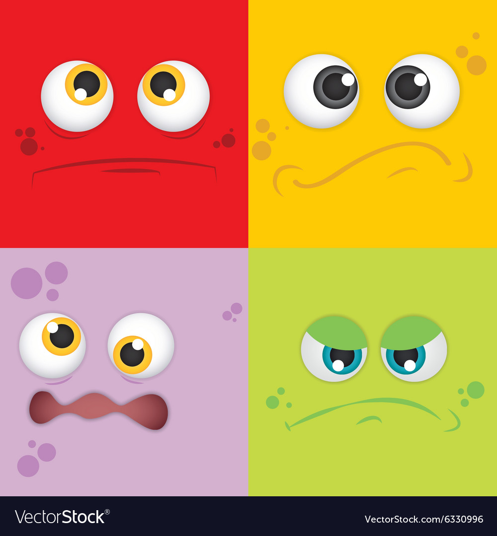 Facial expression Royalty Free Vector Image - VectorStock
