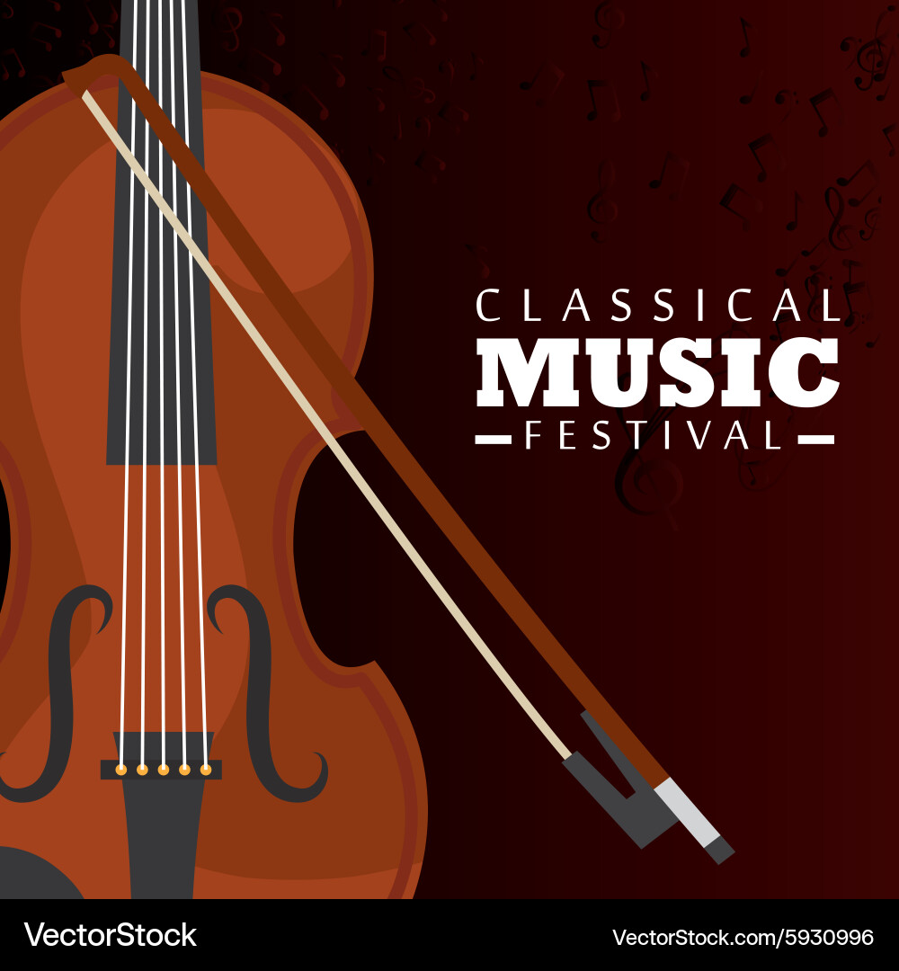Music festival design Royalty Free Vector Image