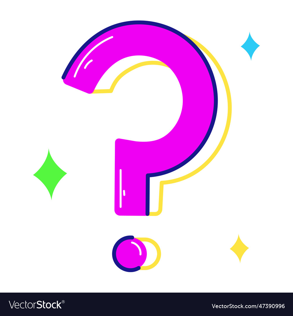 Question mark Royalty Free Vector Image - VectorStock
