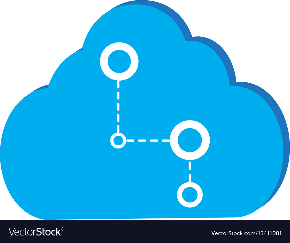 Cloud computing Royalty Free Vector Image - VectorStock