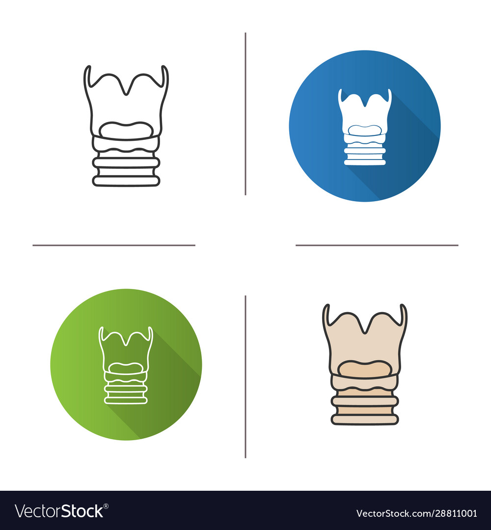 Larynx icon Royalty Free Vector Image - VectorStock