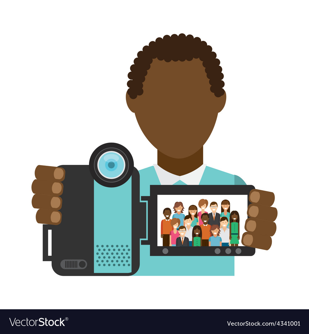 Video camera Royalty Free Vector Image - VectorStock