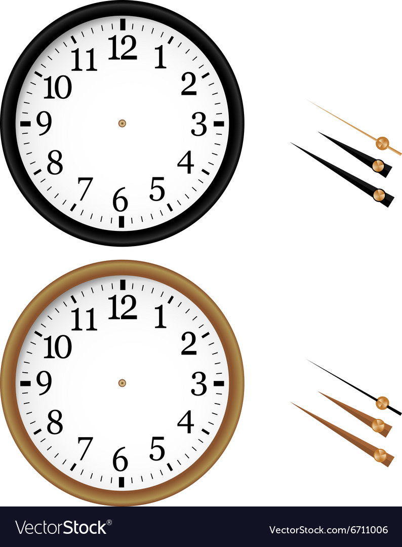 Clock Royalty Free Vector Image - VectorStock