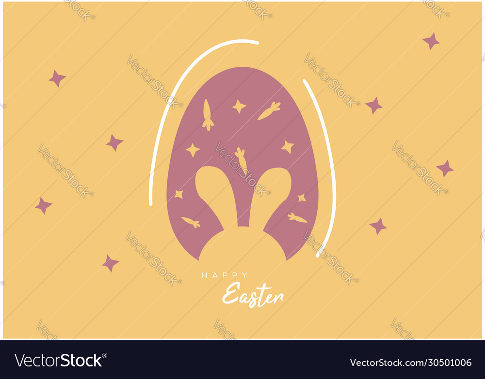 Easter background design Royalty Free Vector Image