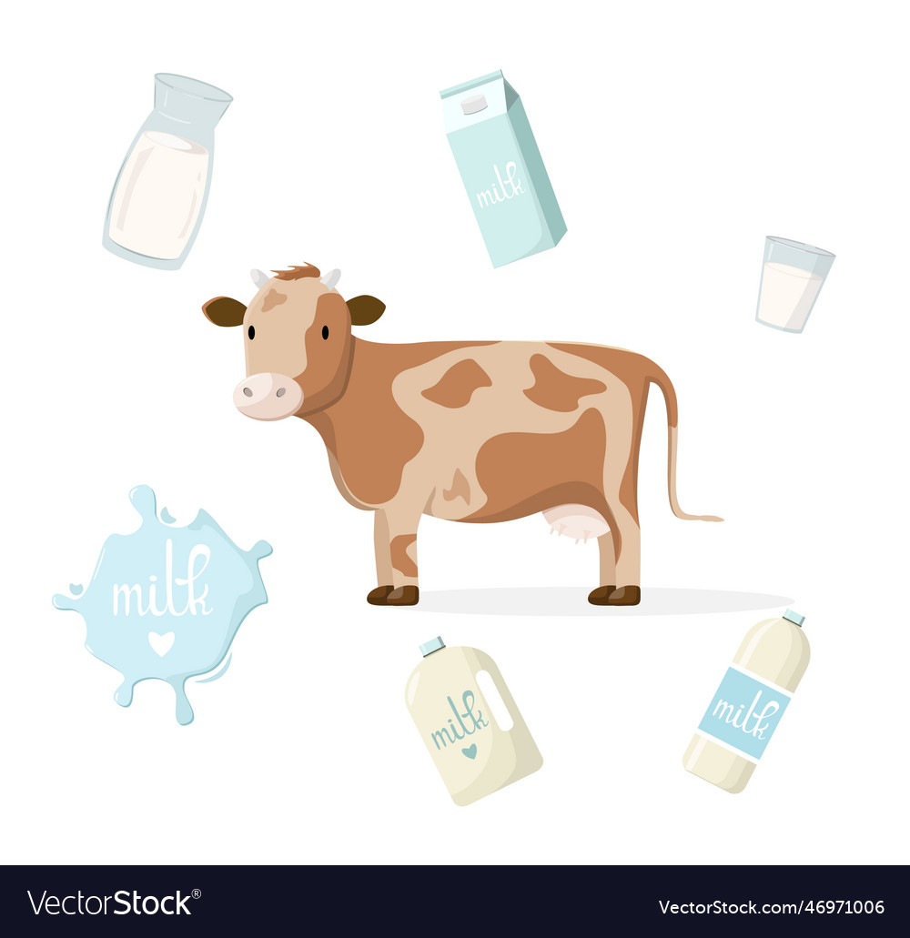 Milk Royalty Free Vector Image - VectorStock