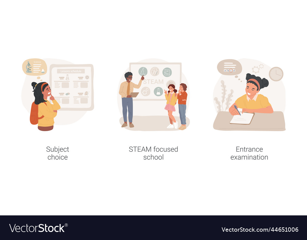 Public magnet school isolated cartoon Royalty Free Vector Public magnet school isolated cartoon Royalty Free Vector