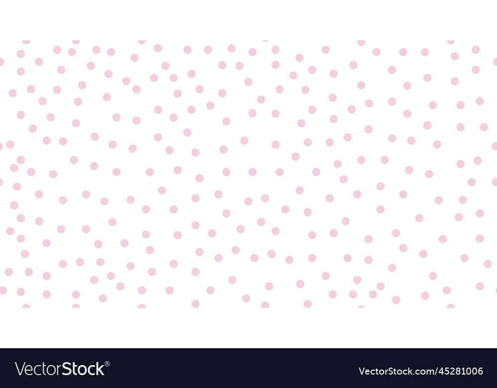 Seamless polka dot pattern repeating texture Vector Image