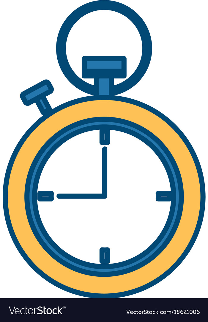 Sport chronometer timer Royalty Free Vector Image