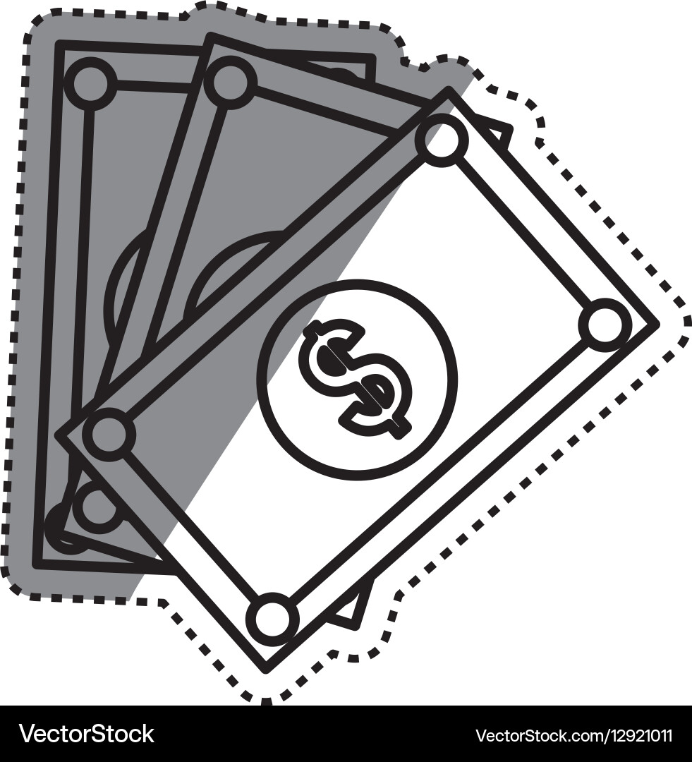 Billets of money Royalty Free Vector Image - VectorStock