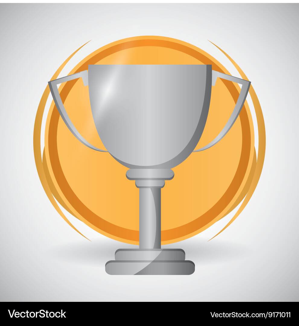 Champion design winner icon colorful Royalty Free Vector