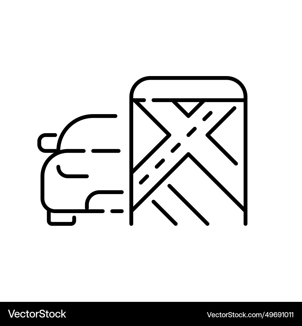 Navigation app for smartphone car symbol Vector Image