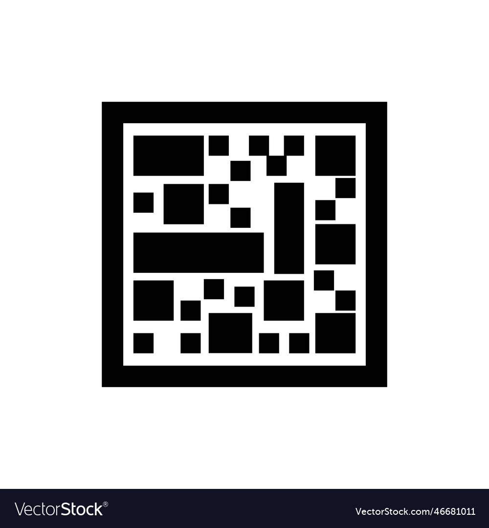 Qr code logo design Royalty Free Vector Image - VectorStock