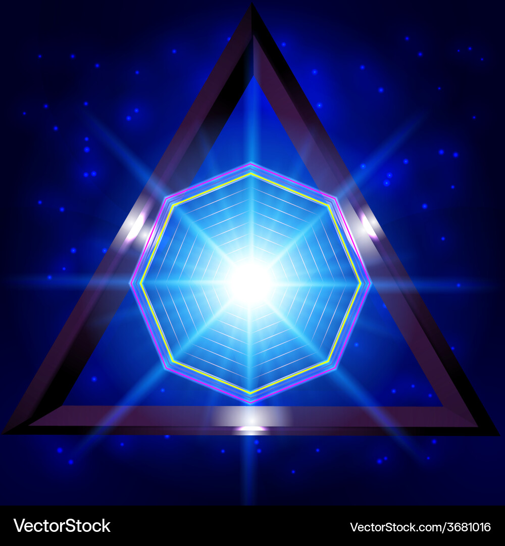 Abstract 3d technology background Royalty Free Vector Image