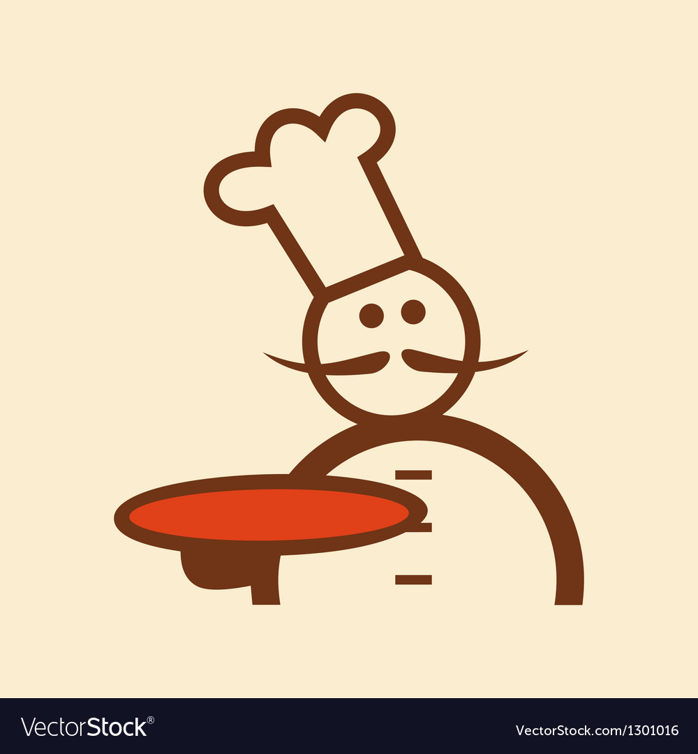 Chef logo Royalty Free Vector Image - VectorStock
