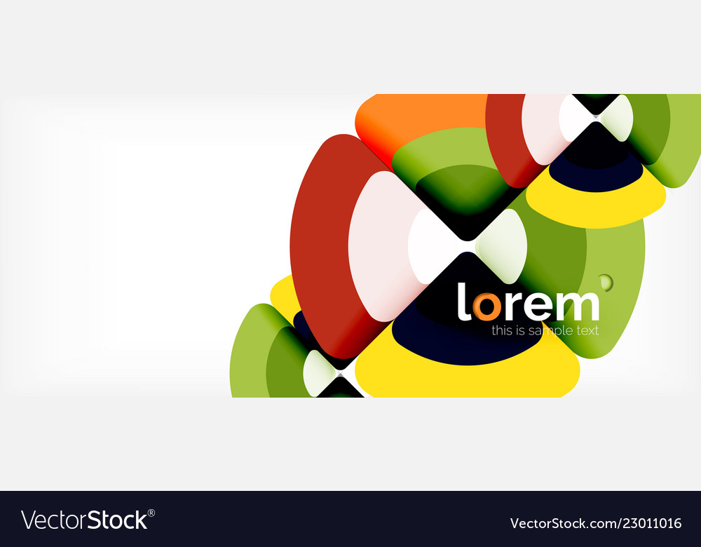 Circle abstract background Royalty Free Vector Image