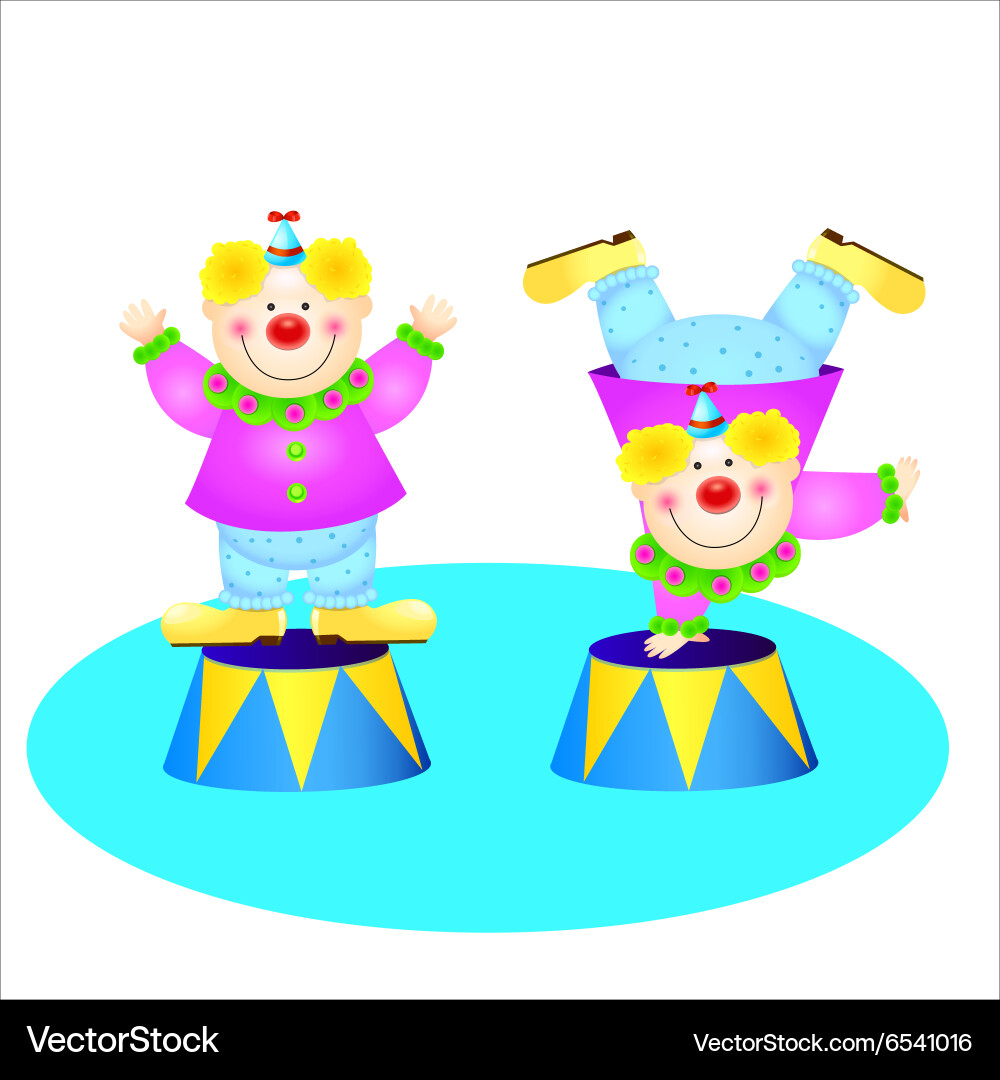 Clowns Royalty Free Vector Image - VectorStock