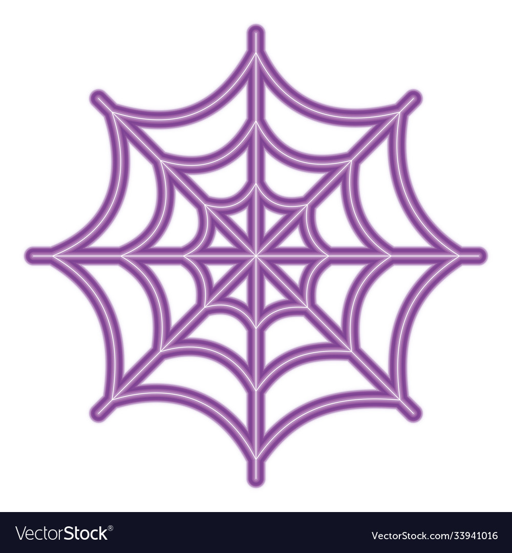 Halloween spiderweb icon design Royalty Free Vector Image
