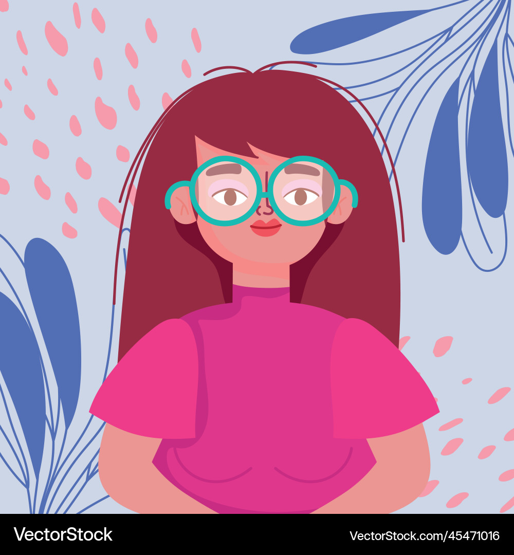 Perfectly imperfect woman Royalty Free Vector Image