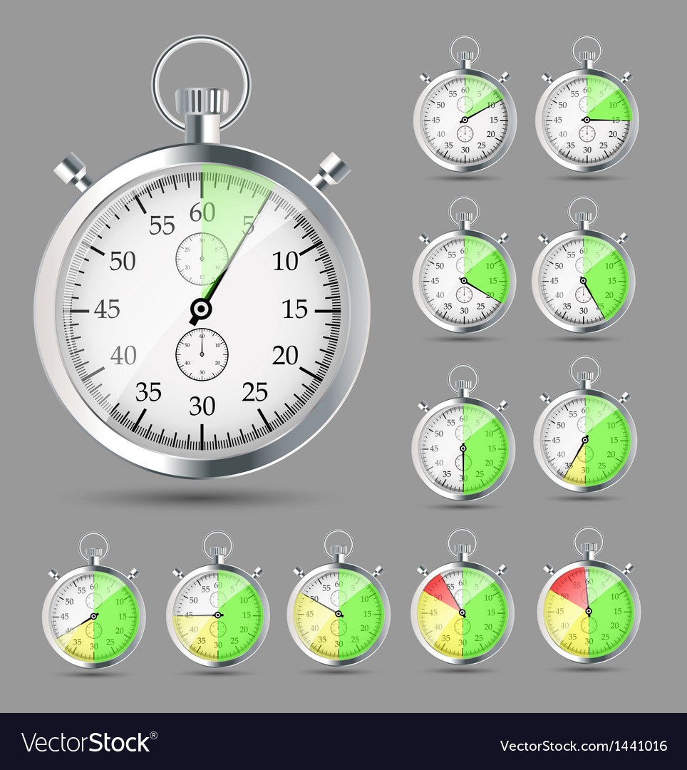 Stopwatch Royalty Free Vector Image - VectorStock