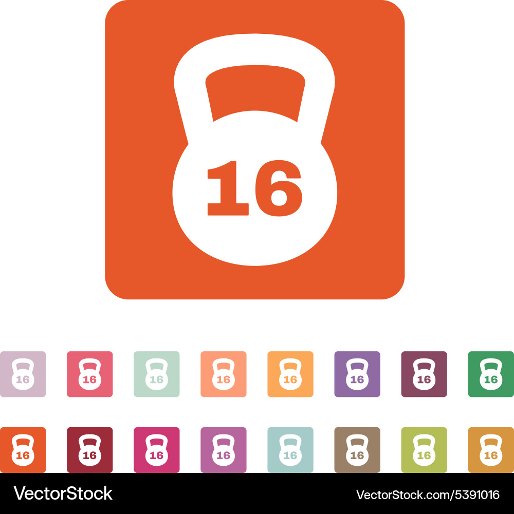 The dumbbell icon Weight symbol Flat Royalty Free Vector