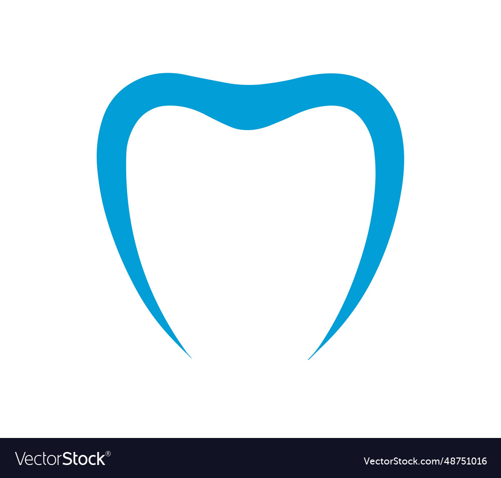 Tooth logo design Royalty Free Vector Image - VectorStock