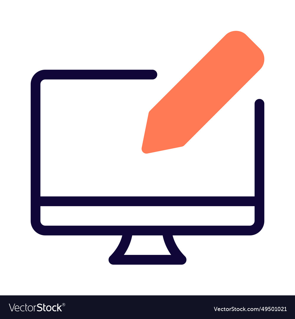 Digital input device used on screen Royalty Free Vector