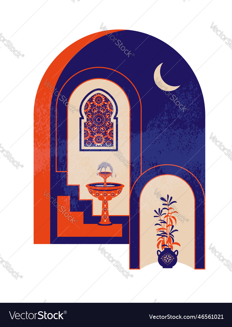 Geometric islamic pattern arabesque design Vector Image