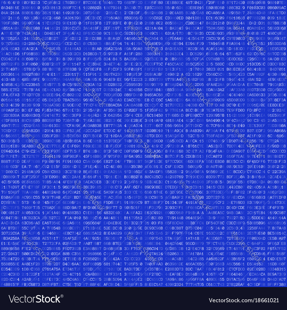 Hex code abstract seamless pattern Royalty Free Vector Image