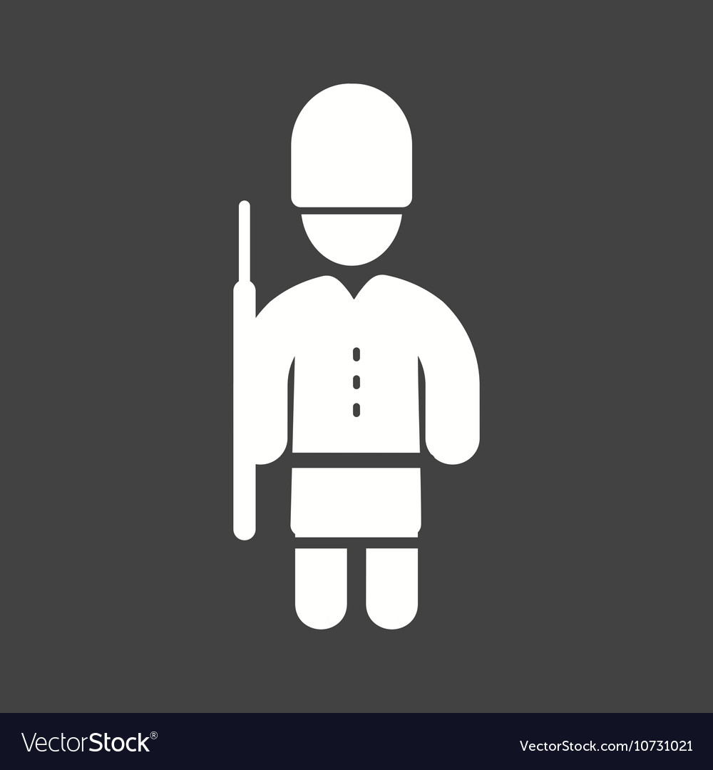 Queens guard Royalty Free Vector Image - VectorStock