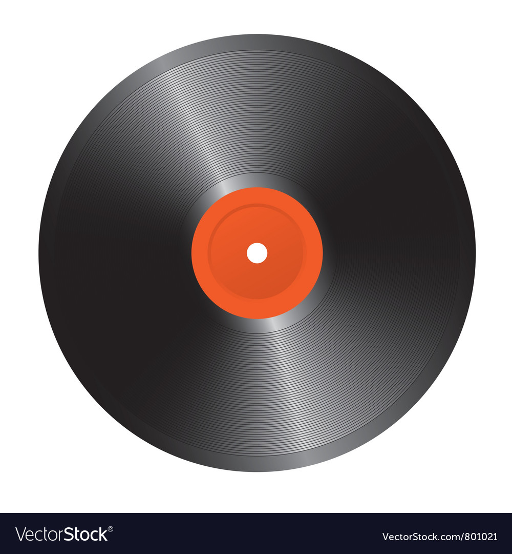 Vinyl record Royalty Free Vector Image - VectorStock