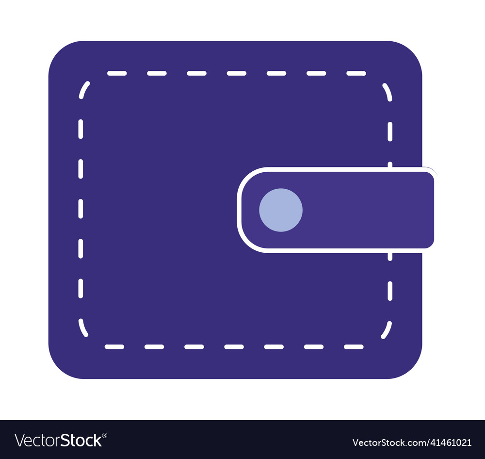 Wallet icon image Royalty Free Vector Image - VectorStock