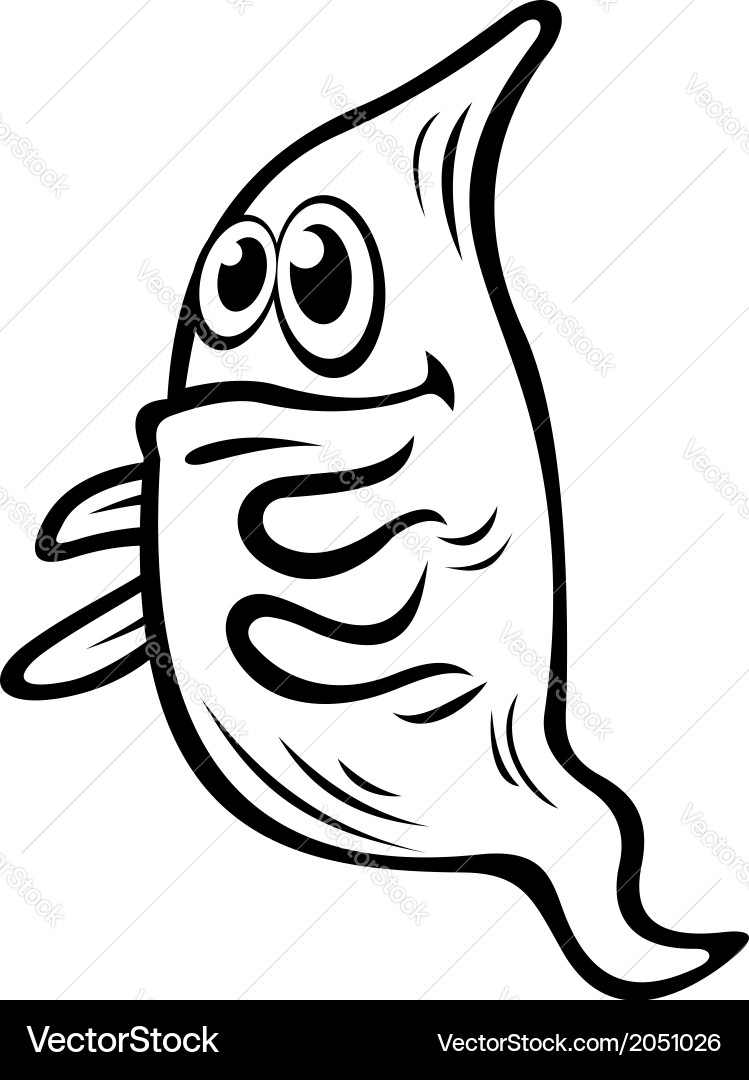 Funny goofy halloween ghost Royalty Free Vector Image