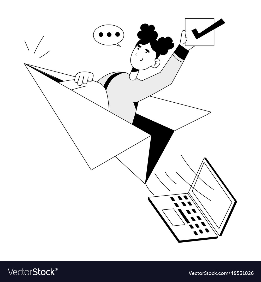 Message sent Royalty Free Vector Image - VectorStock