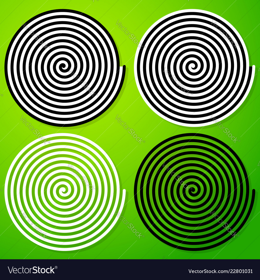 Hypnotic spiral Royalty Free Vector Image - VectorStock