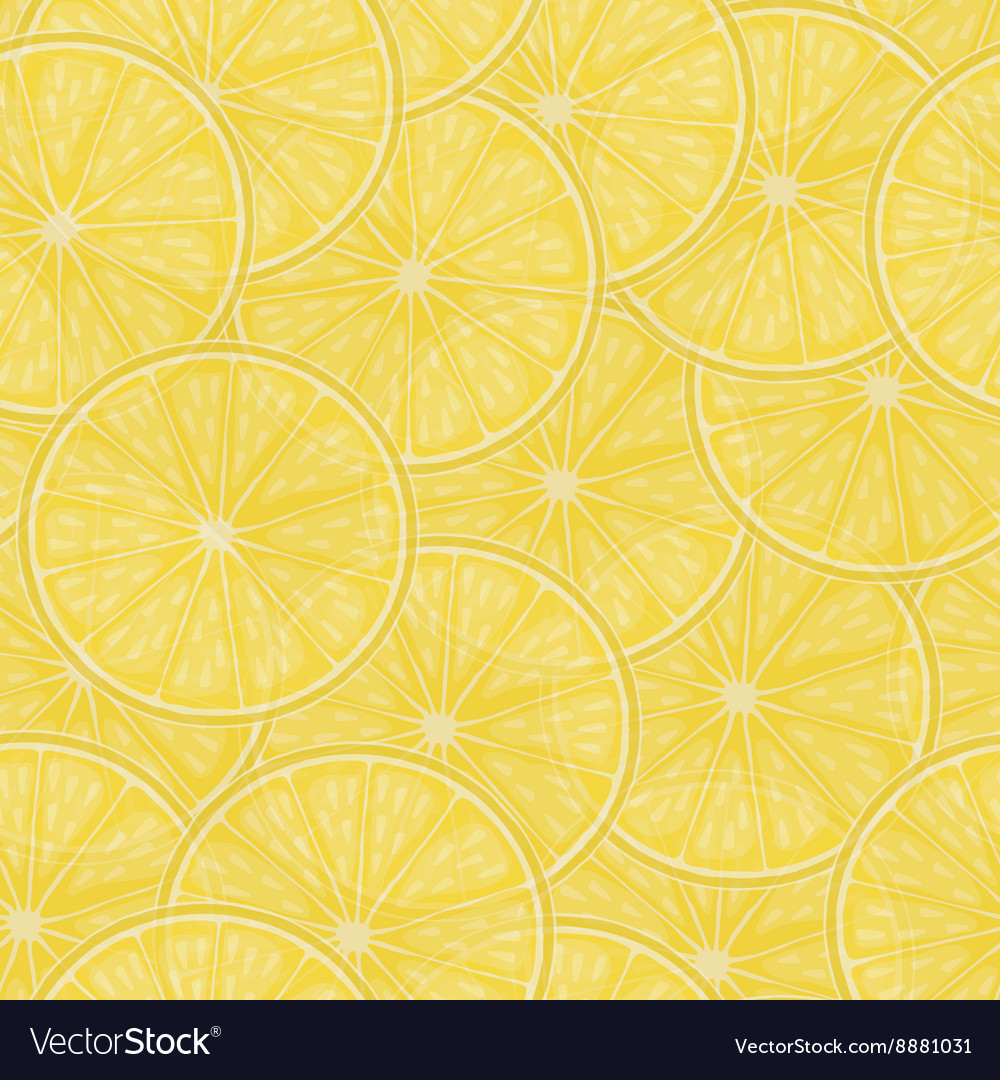 Lemon seamless pattern Royalty Free Vector Image