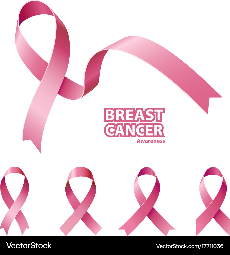 Breast cancer awareness symbol Royalty Free Vector Image