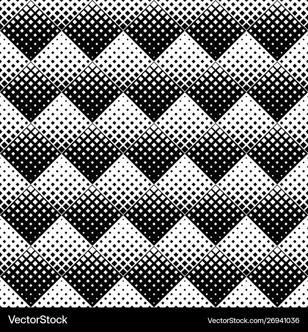 Seamless geometrical black and white square Vector Image