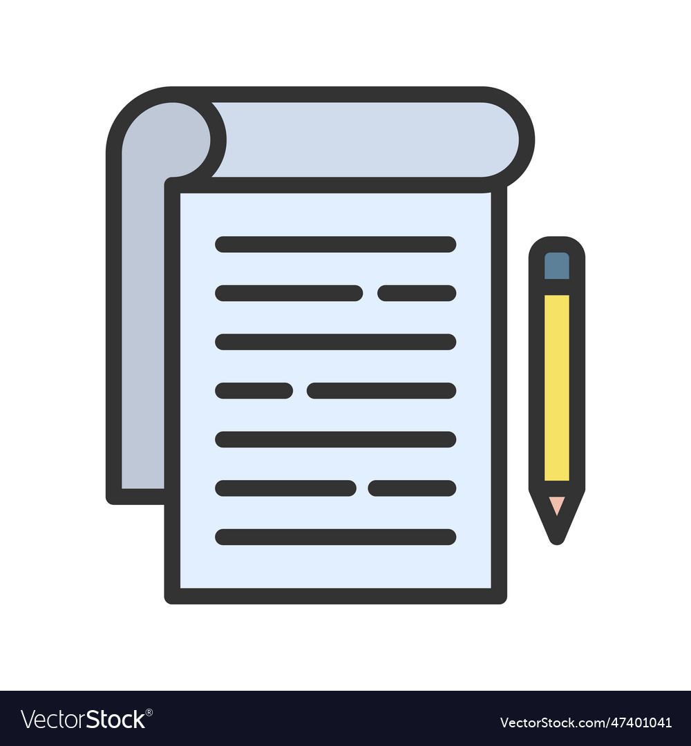 Notes icon image Royalty Free Vector Image - VectorStock