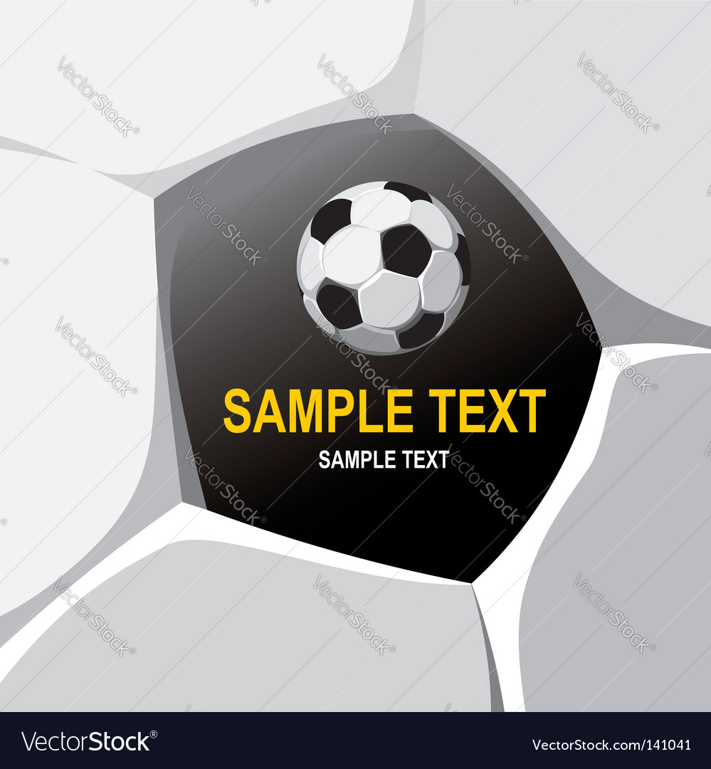 Soccer background Royalty Free Vector Image - VectorStock
