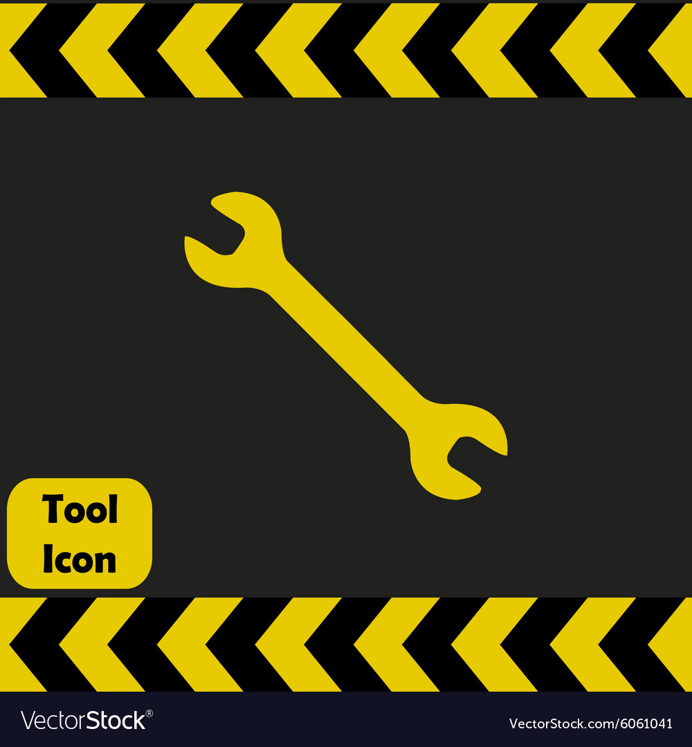 Spanner icon Royalty Free Vector Image - VectorStock