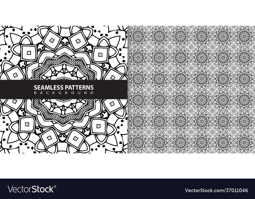 Classic batik seamless pattern background Vector Image