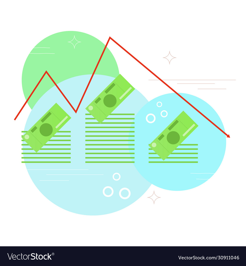 Finance element icon Royalty Free Vector Image