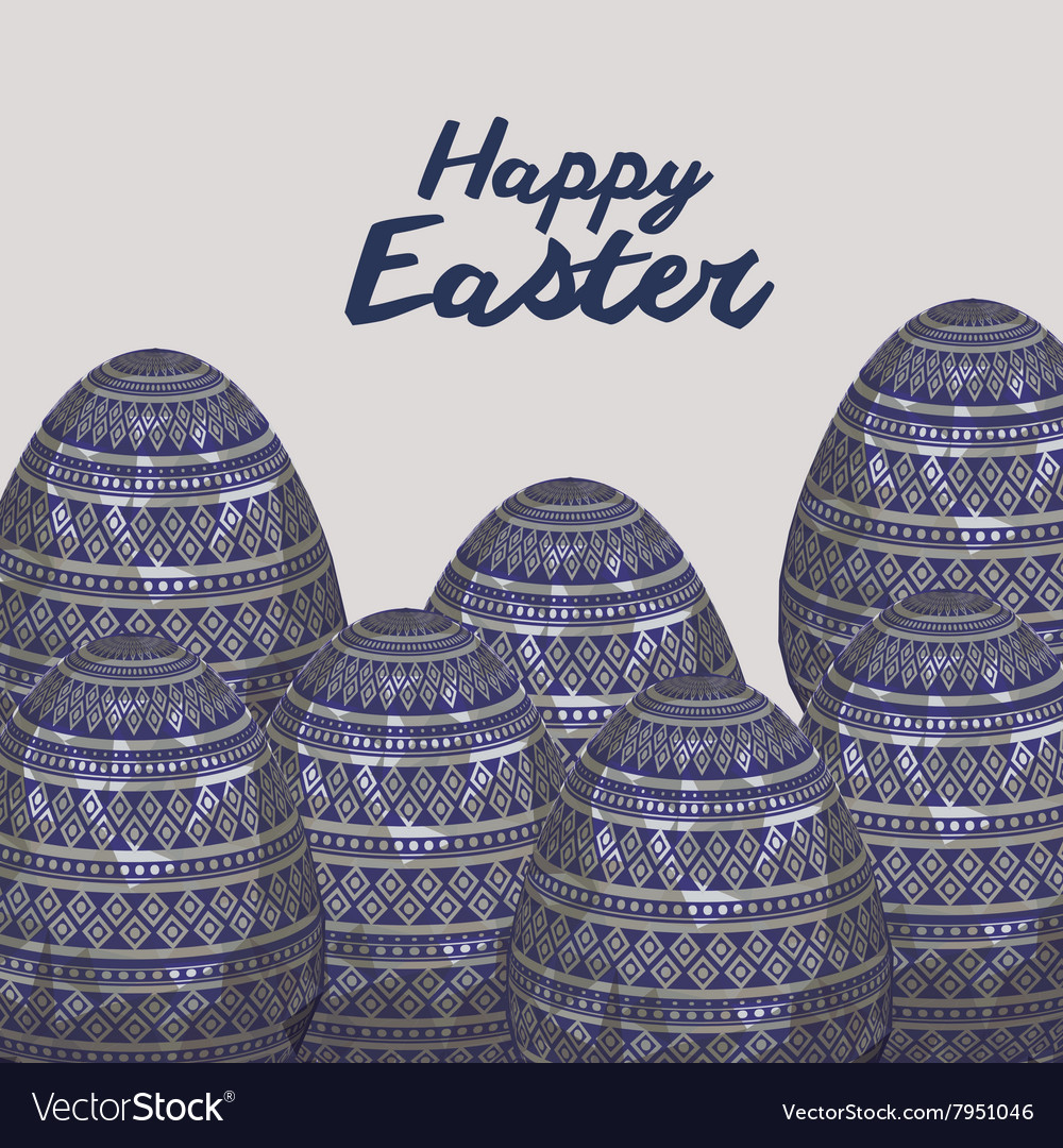 Happy easter design Royalty Free Vector Image - VectorStock