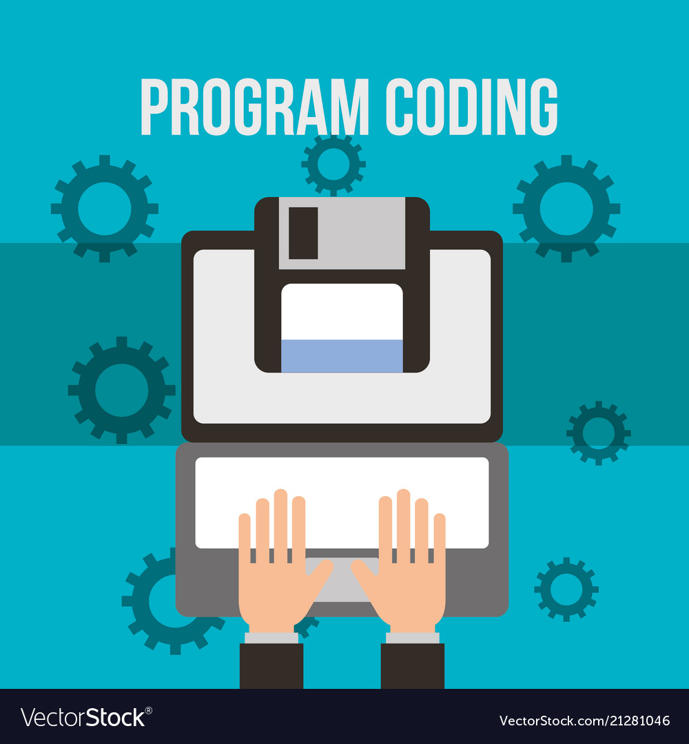 Program coding website Royalty Free Vector Image