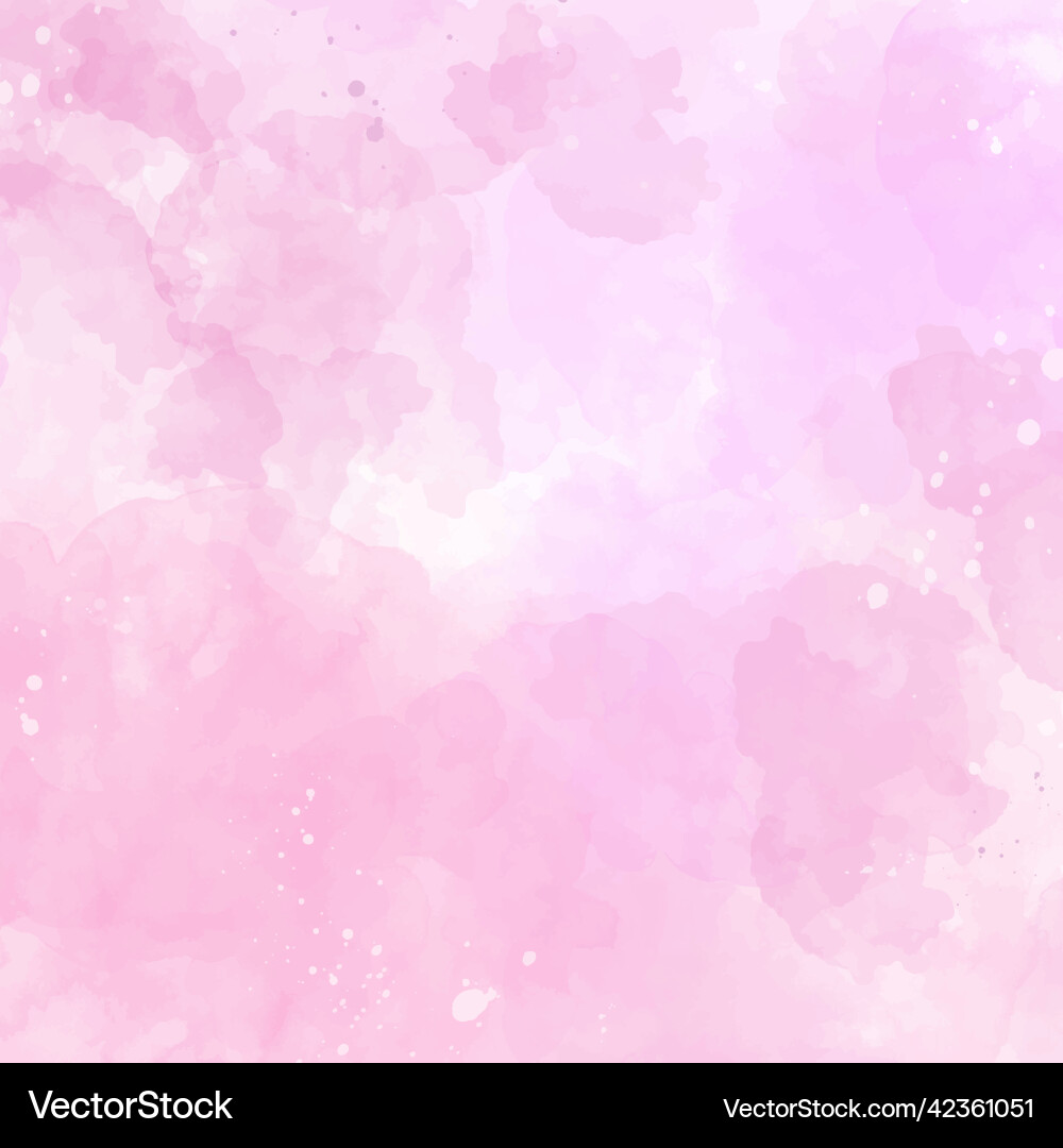 Detailed pink watercolour texture background Vector Image